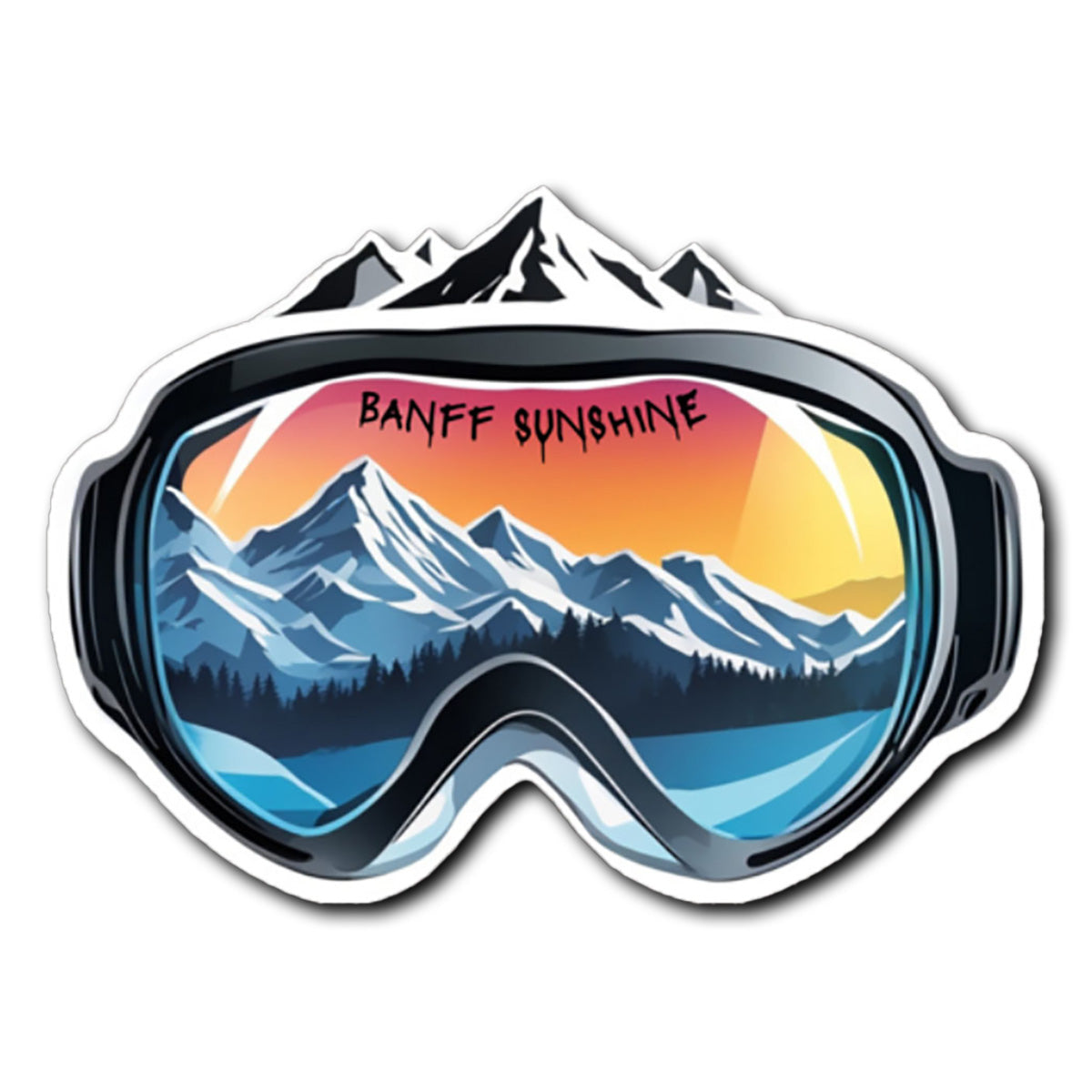 Sunshine Village Sticker Goggles | Free Shipping $100+ – Shop Banff ...