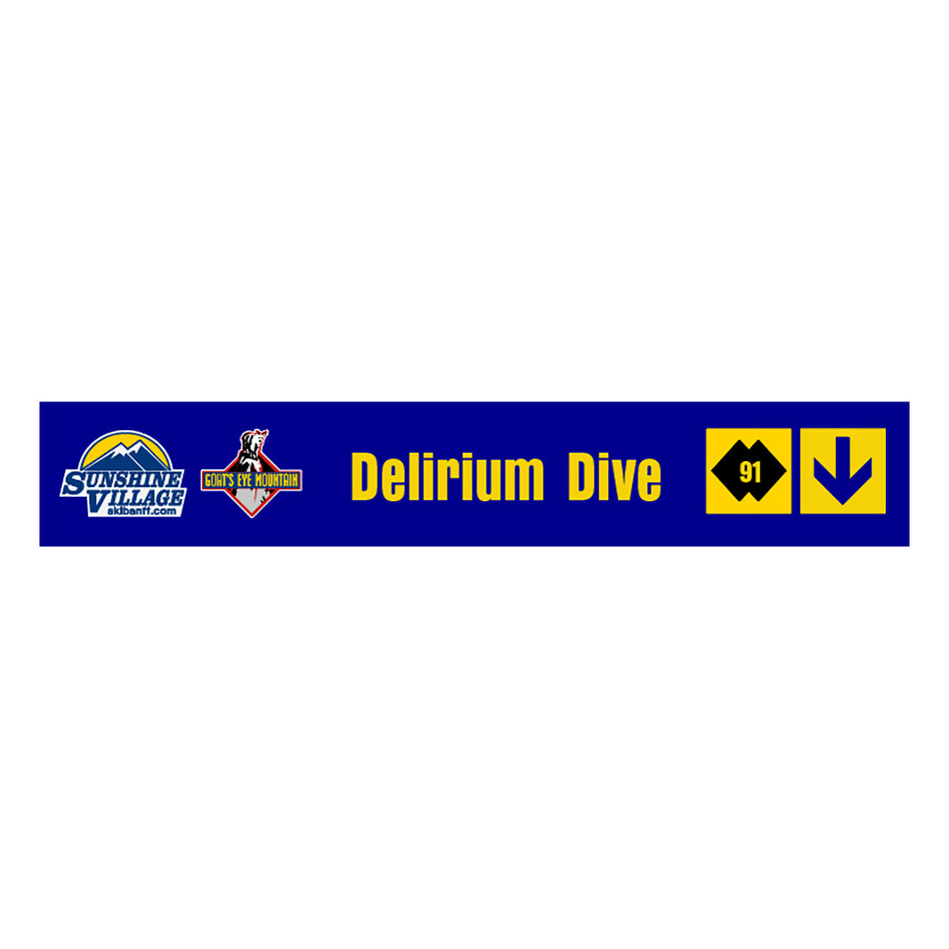 24" Custom Trail Sign | Free Shipping $100+ – Shop Banff Sunshine
