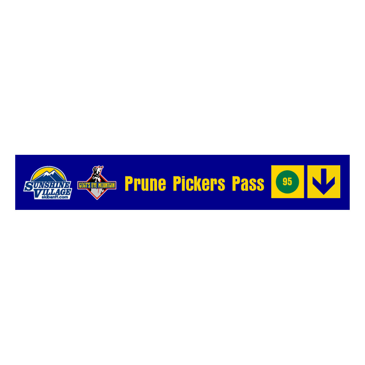 24" Trail Sign - Prune Picker's Pass | Free Shipping $100+ – Shop Banff ...