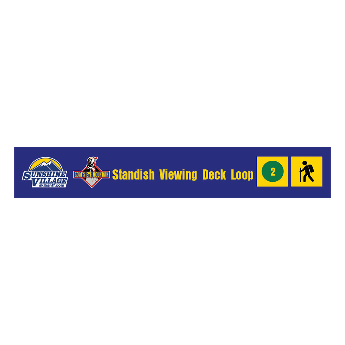 24" TRAIL SIGN STANDISH VIEWING DECK – Shop Banff Sunshine
